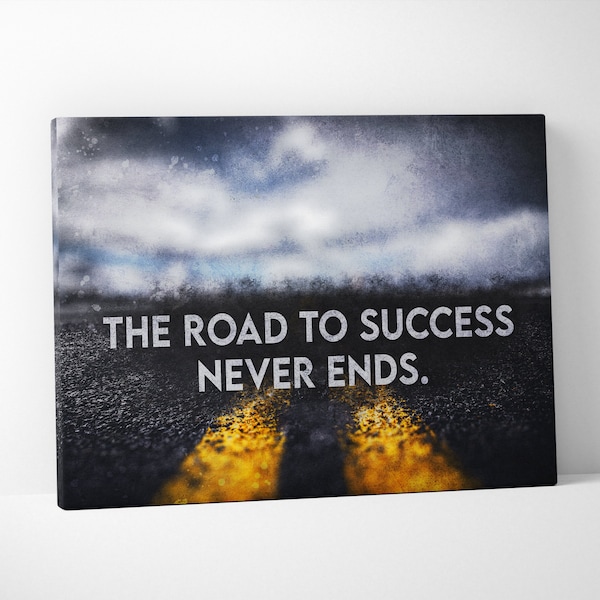 Road to Success Poster - Etsy