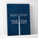 Next Stop THE TOP Canvas Print Wall Art / Private Jet / - Etsy