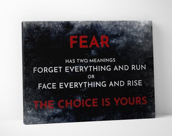 Fear Two Meanings - Etsy