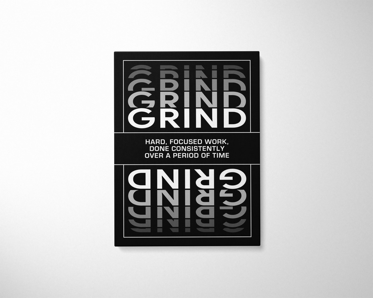 Motivational Poster Verb GRIND Definition Office - Etsy