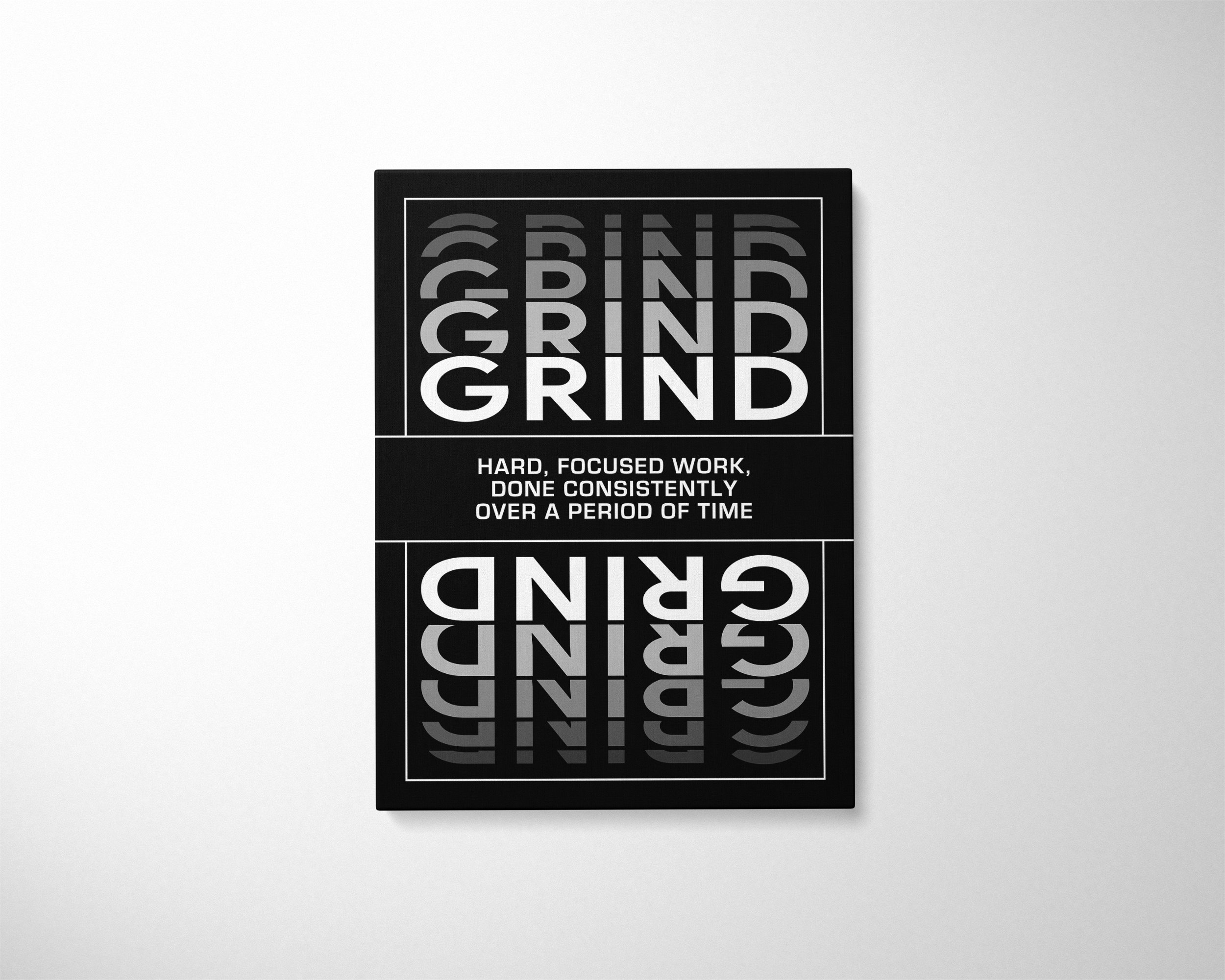 Motivational Poster Verb GRIND Definition Office - Etsy