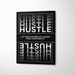 Motivational Poster - Verb HUSTLE Definition - Office Decor Modern ...