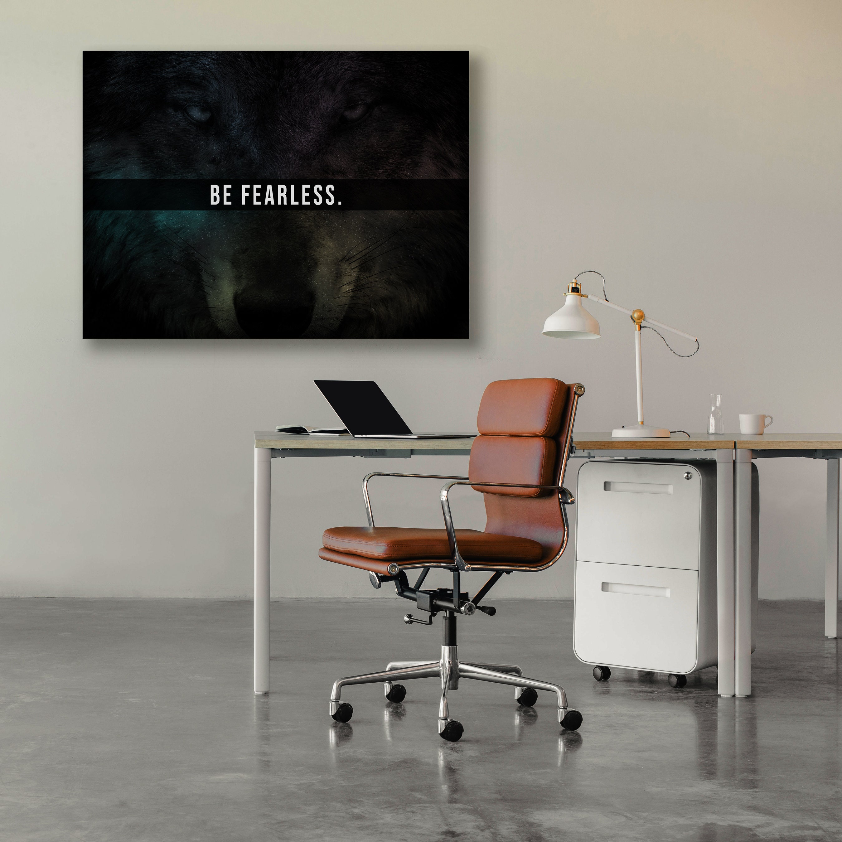 BE FEARLESS Entrepreneur Motivational Office Decor Modern Art - Etsy