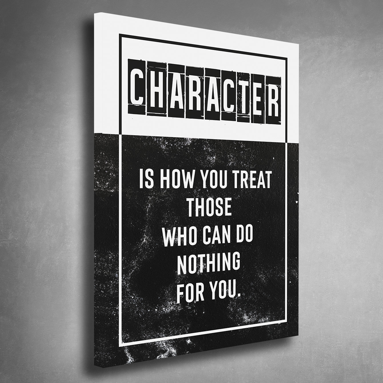 CHARACTER Definition Motivational Wall Art for Office Quote - Etsy