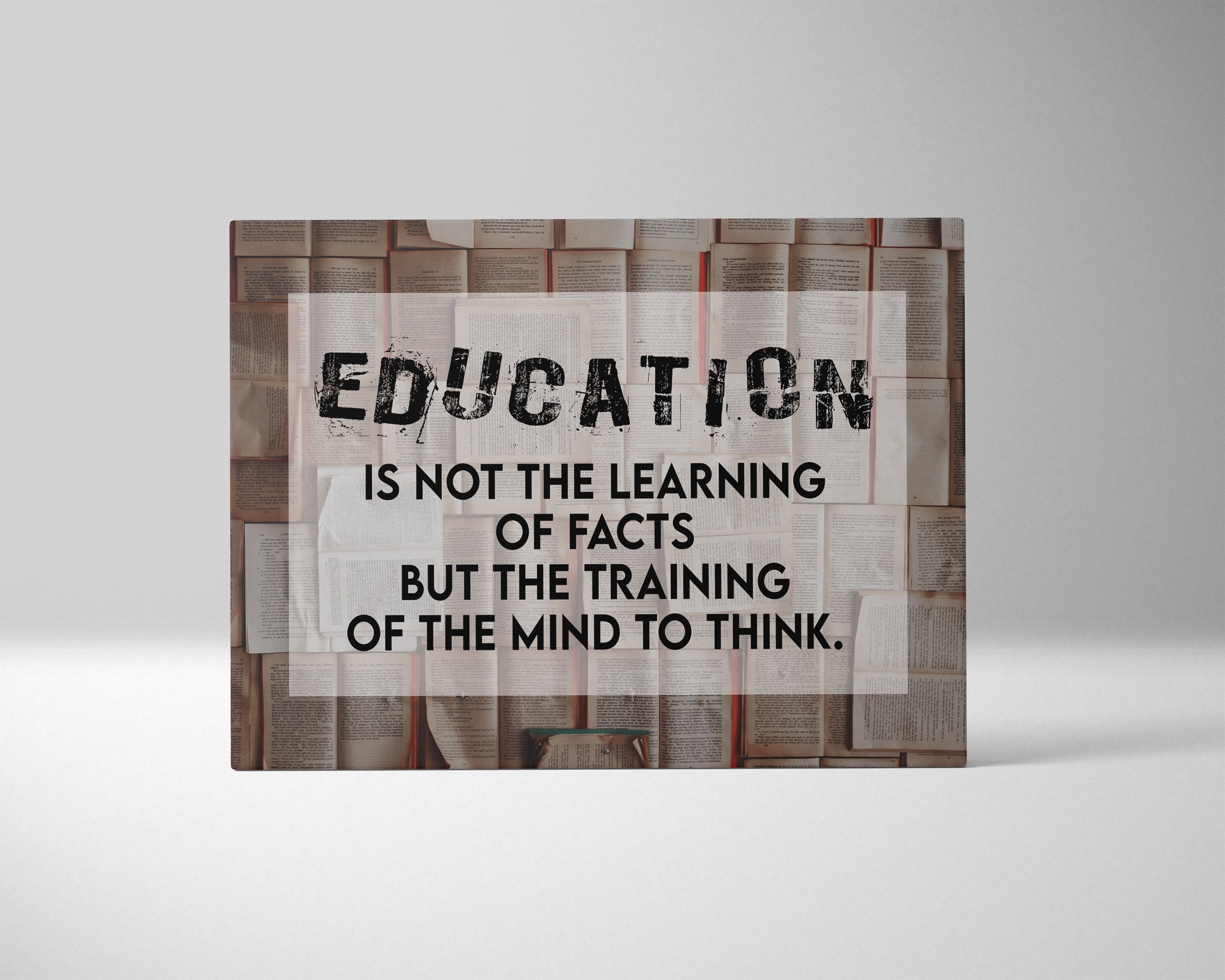 EDUCATION Poster Inspirational Quote School Wall Art - Etsy