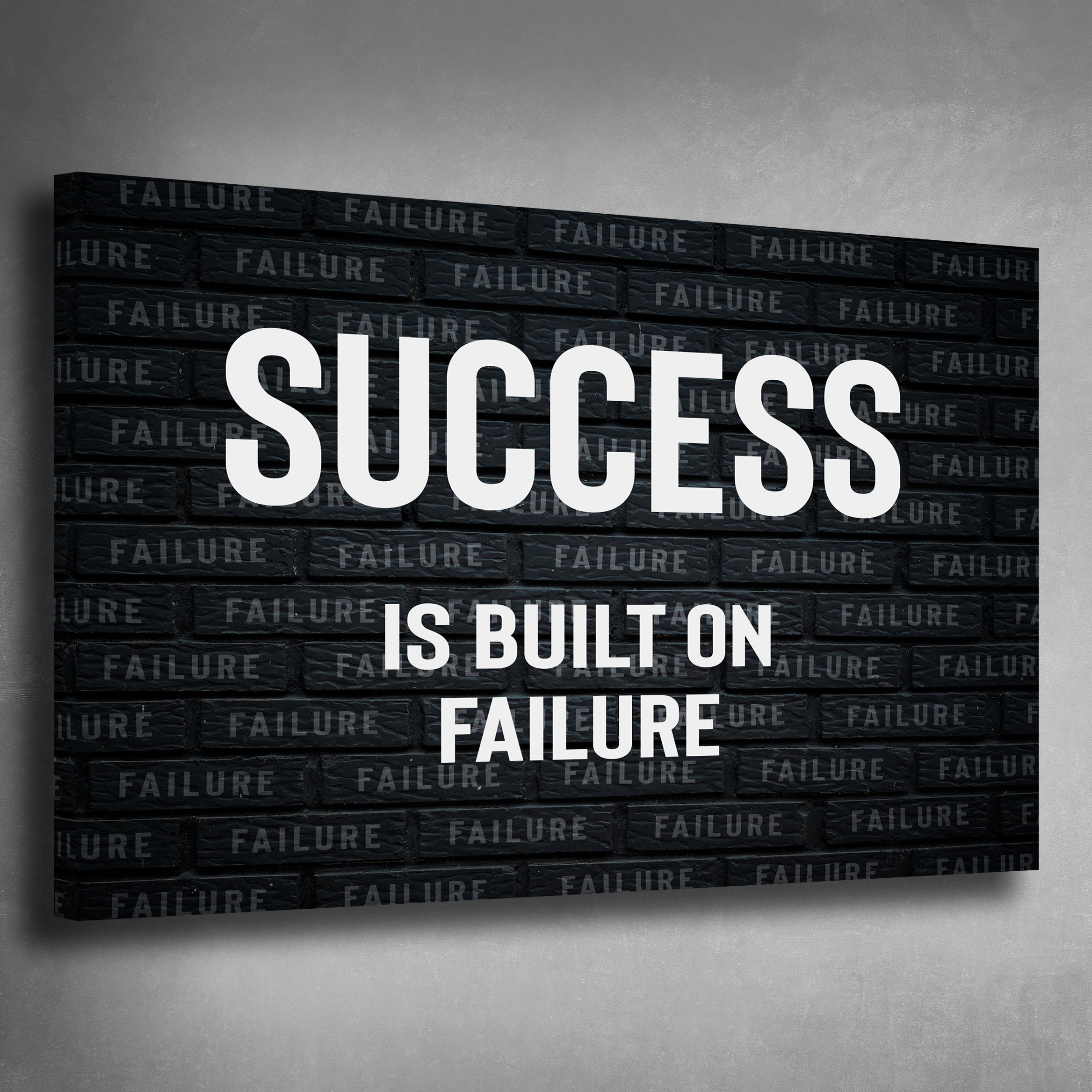 SUCCESS is Built on FAILURE Motivational Office Decor - Etsy