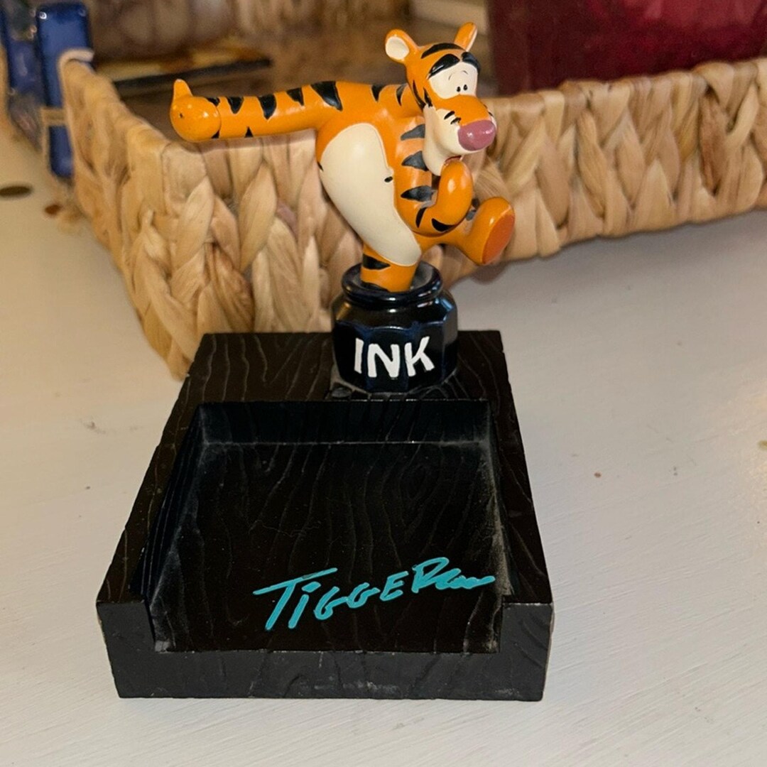Winnie the Pooh Tigger Post-it Holder RARE - Etsy