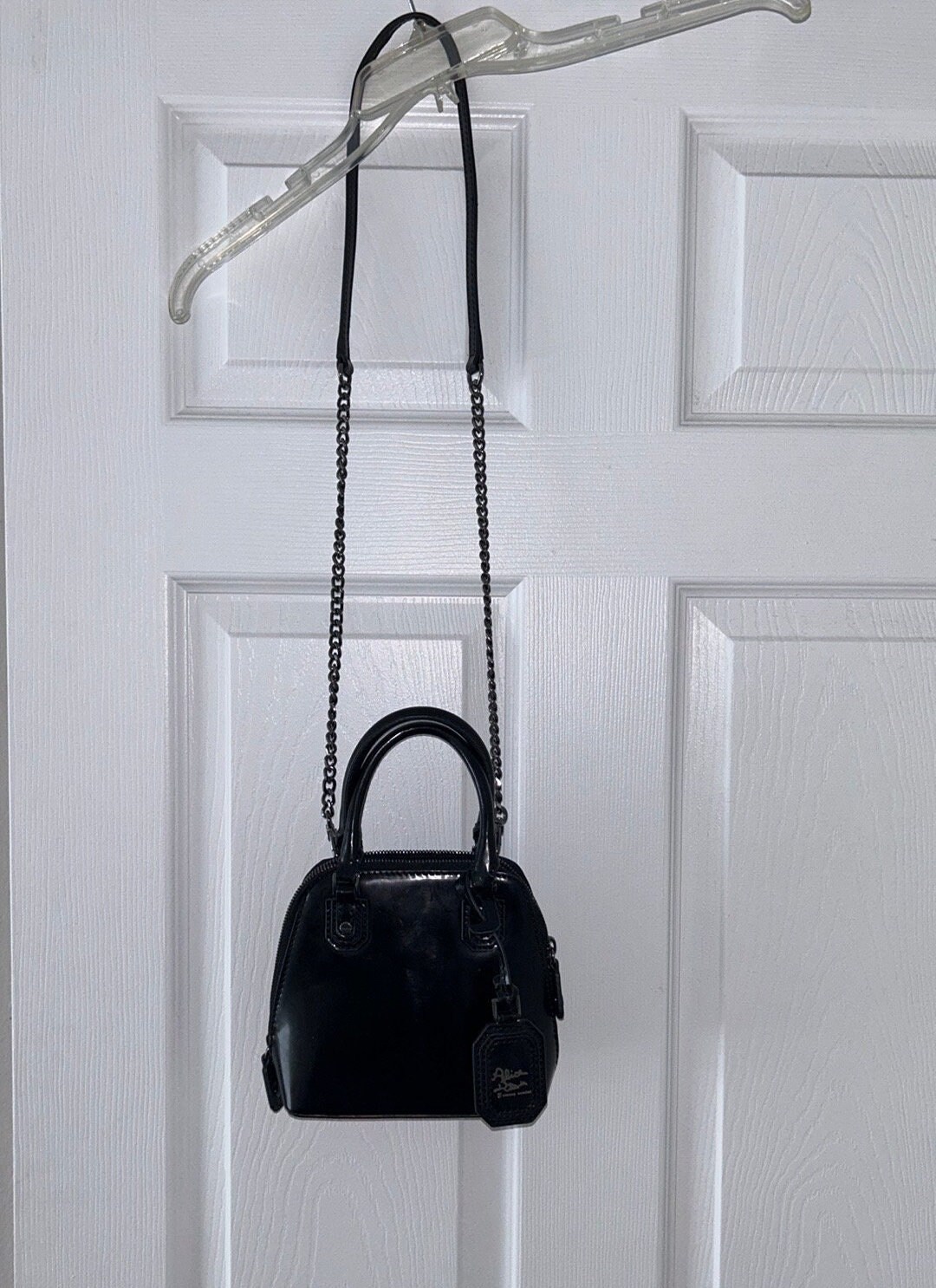 Alice Olivia Mini Jackie Box Leather Purse - Etsy