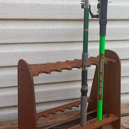 Fishing Rod Stand Rod Organizer Rod Showcase Rod Storage - Etsy