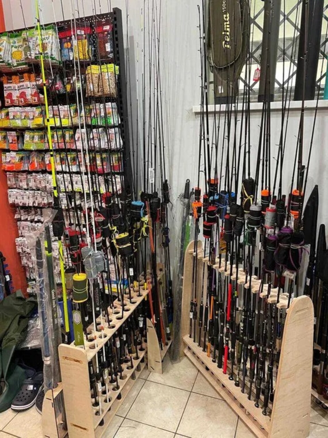 Fishing Rod Stand, Rod Organizer, Rod Showcase, Rod Storage, Spinning ...