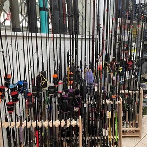 Fishing Rod Stand, Rod Organizer, Rod Showcase, Rod Storage, Spinning ...