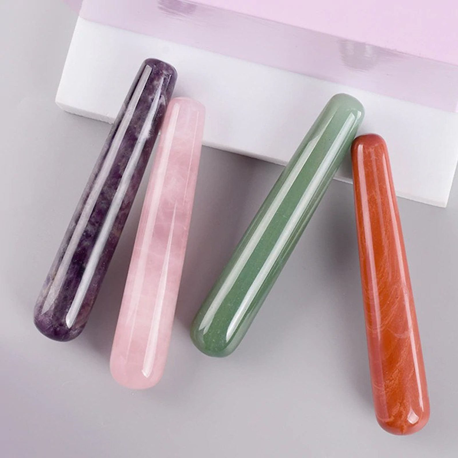 Yoni Wand 43 Yoni Massage Wand Crystal Yoni Wand Etsy