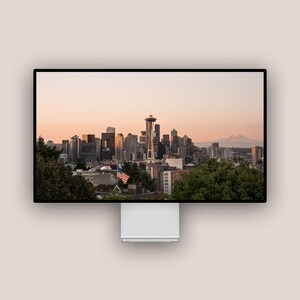 4K Seattle Skyline Screensaver - Digital Download! - Etsy
