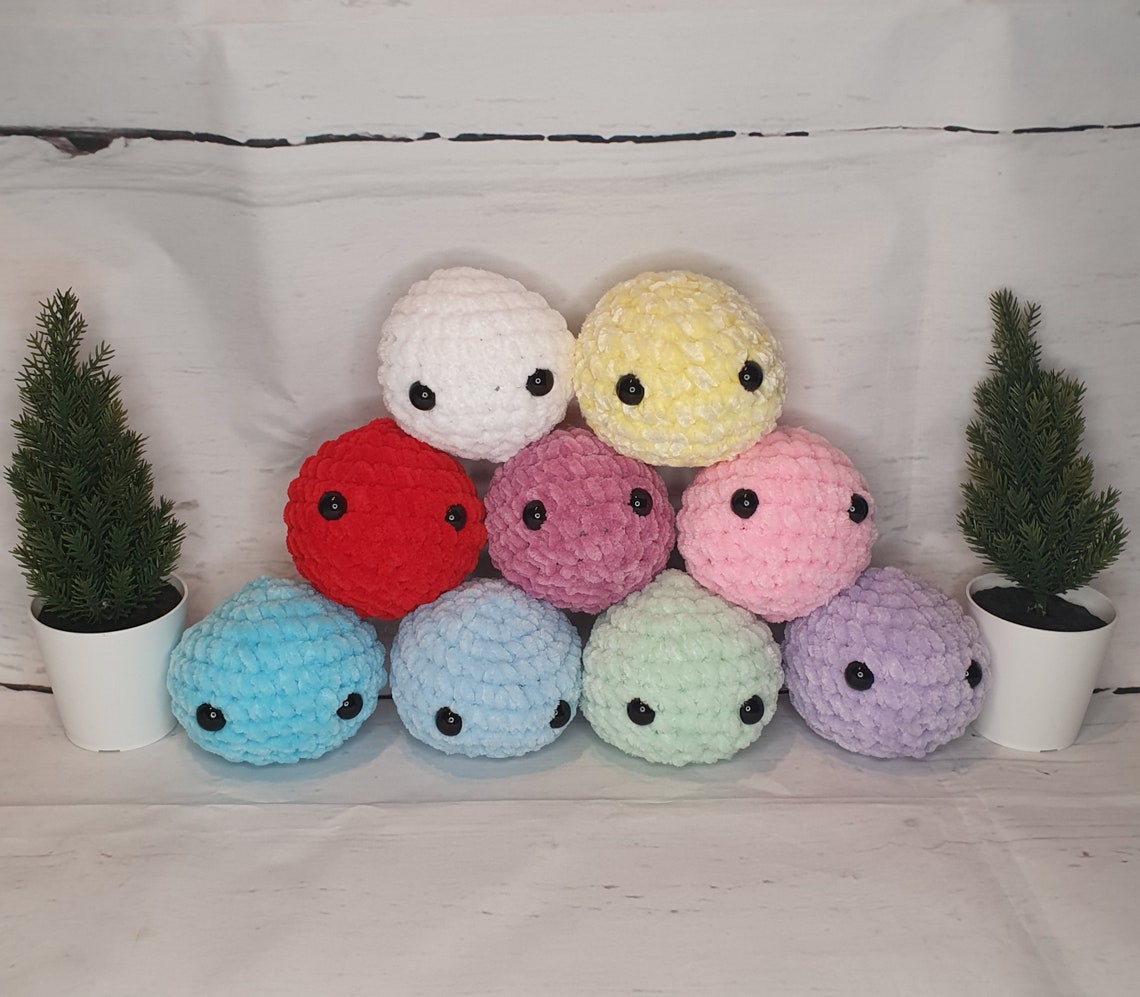 Handmade Super Soft Crochet Stress ball / Anxiety ball/ Fidget | Etsy