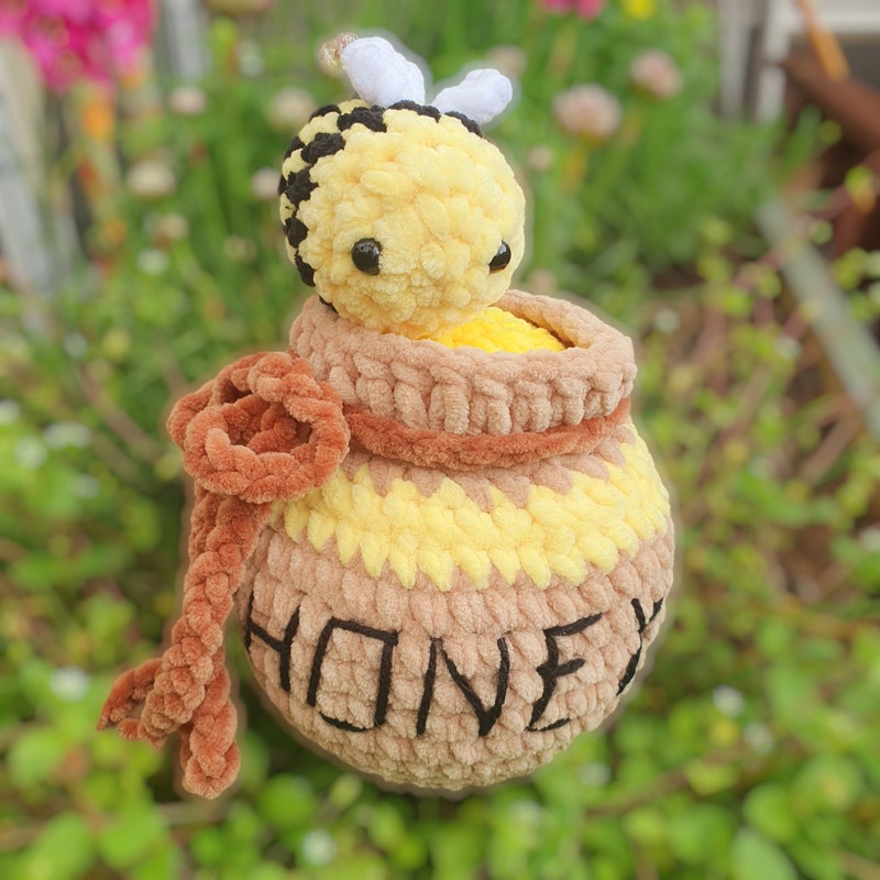 Crochet Honey Pot - Etsy