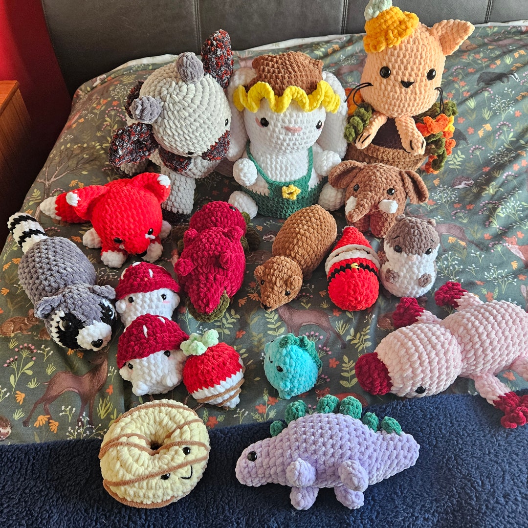 Handmade Crochet Plushies Ready Made! - Etsy