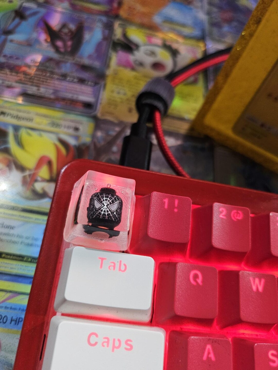 Venom Spiderman Resin Mechanical Keyboard Keycap - Marvel Cherry MX ...
