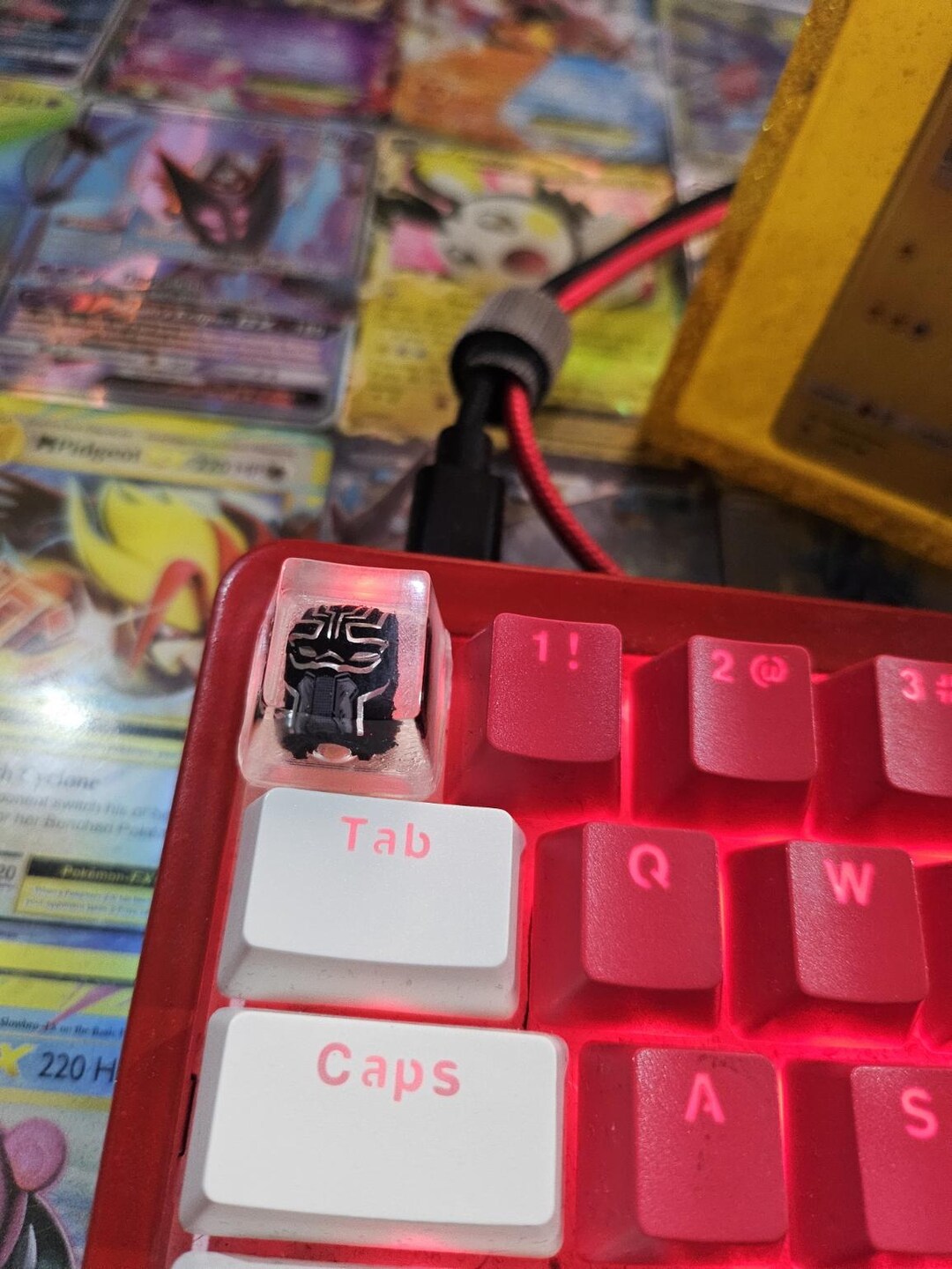 Black Panther Resin Mechanical Keyboard Keycap - Marvel Cherry MX ...