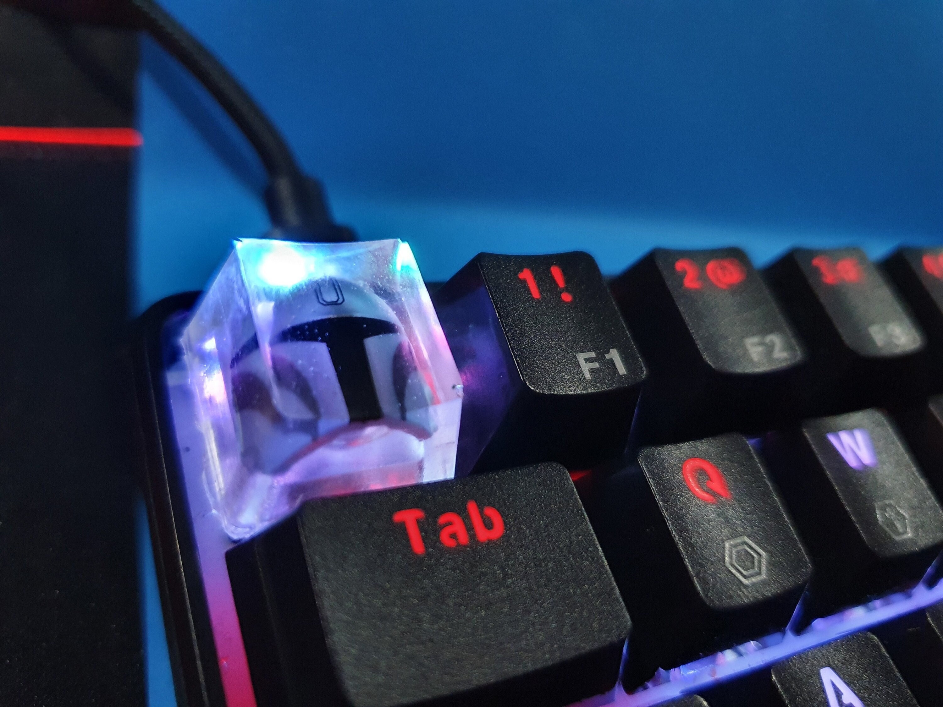 Mandalorian Warrior Artisan Resin Keycap - Cherry MX Compatible - Star ...