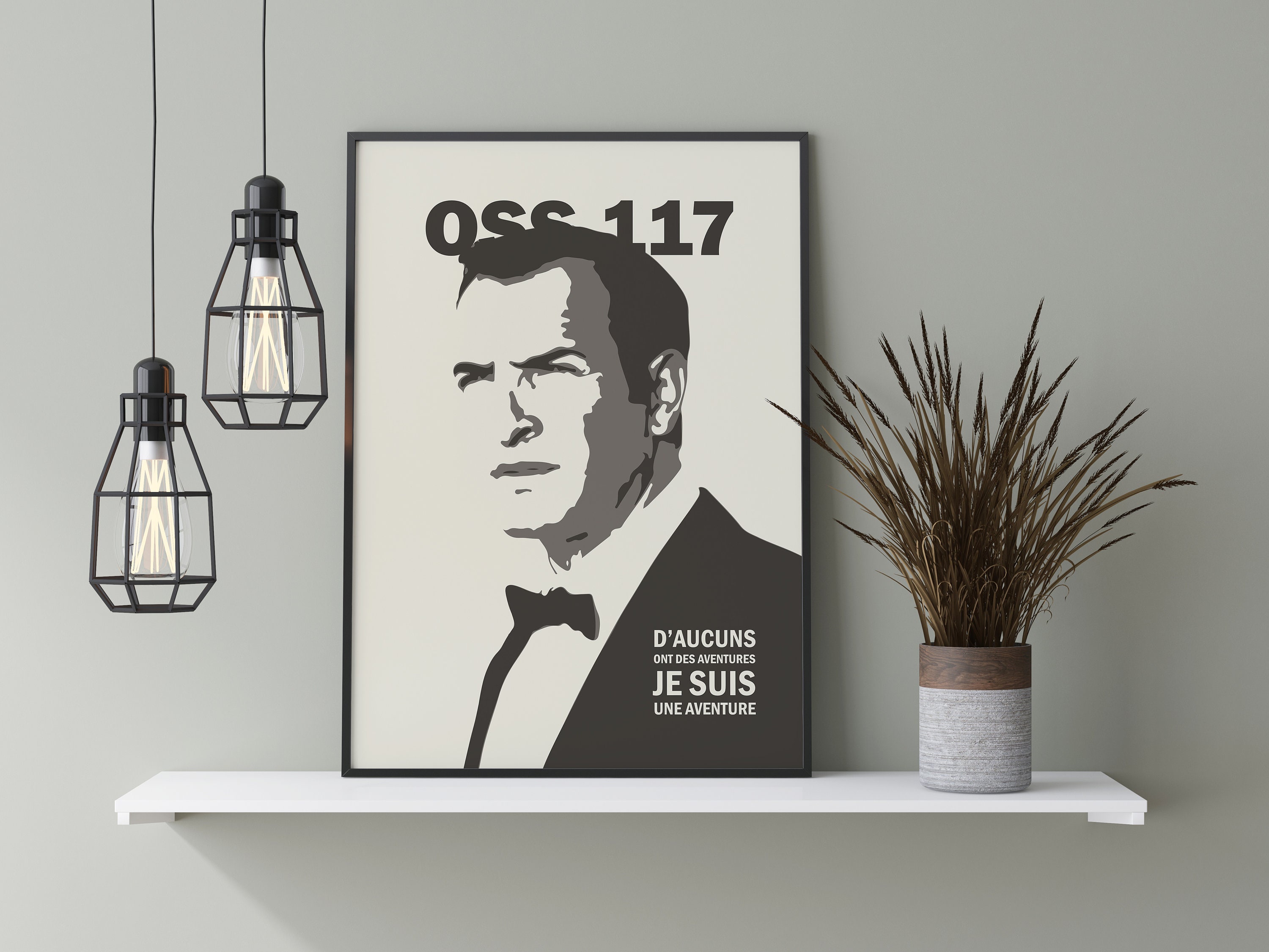 Poster OSS 117 , Poster Printable Wall Art Film Jean Dujardin - Etsy