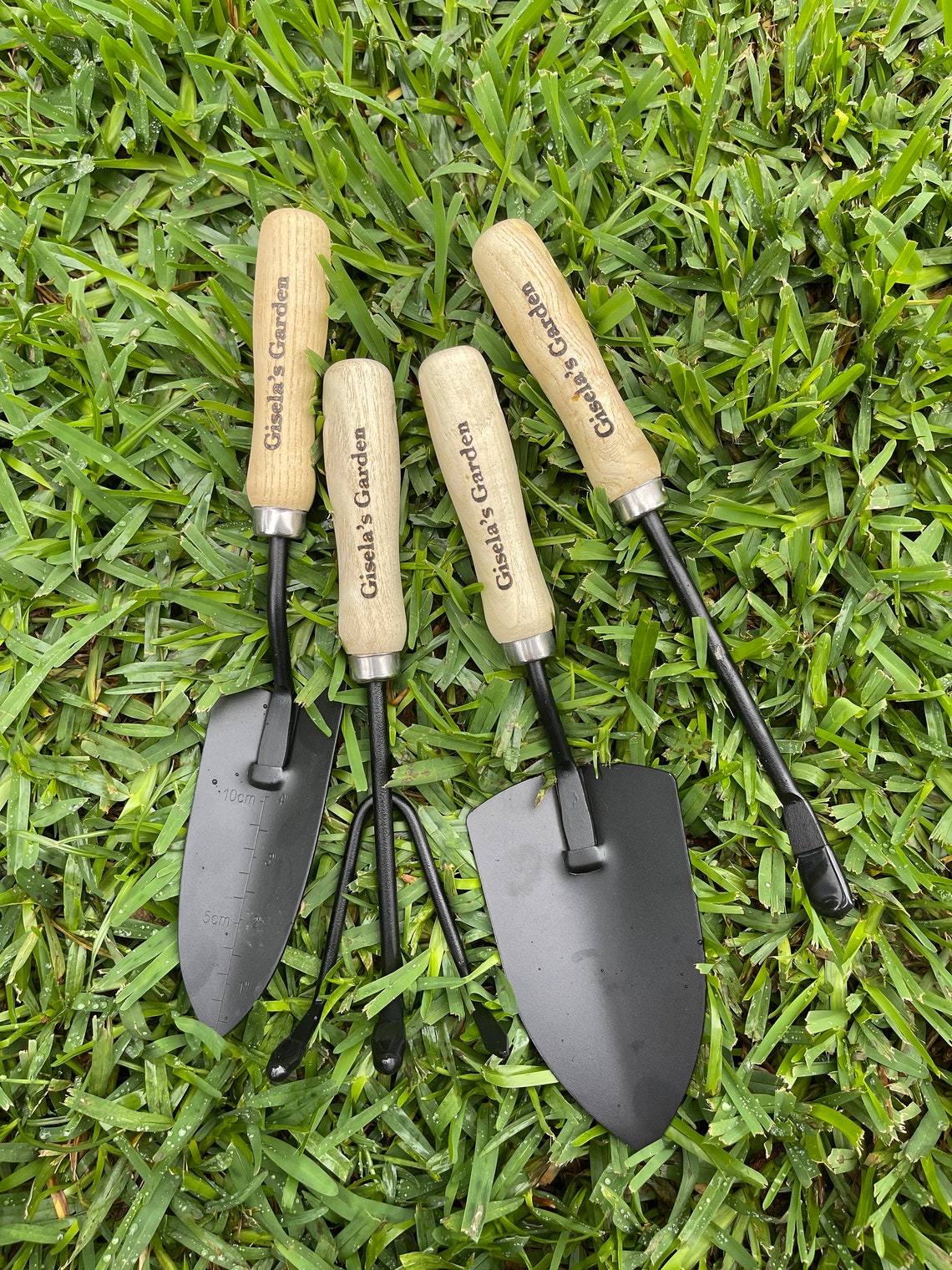 Personalized Garden Tool Set-4 Piece Gardening Tools With Wood - Etsy