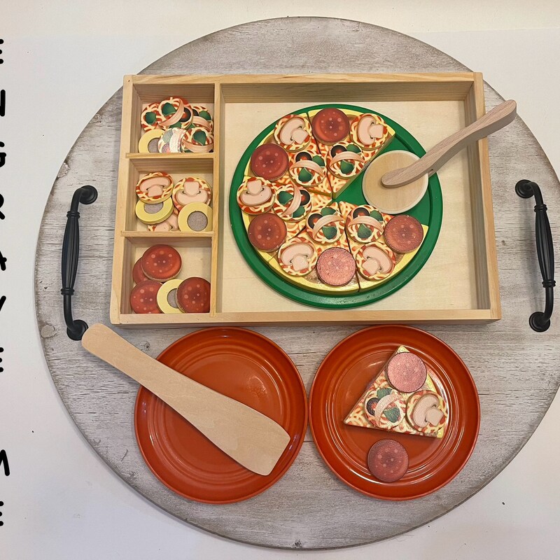 Wooden Play Food - Etsy
