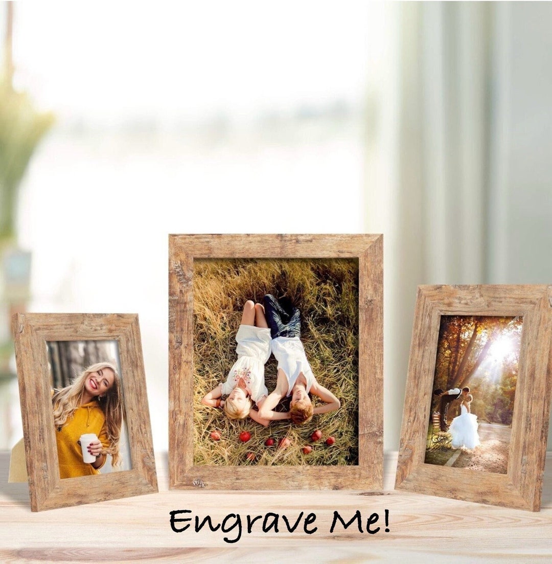 Engraved Mix & Match Photo Frames-picture Frames-4x6 5x7 8x - Etsy