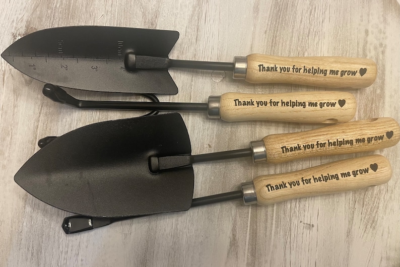 Personalized Garden Tool Set-4 Piece Gardening Tools With Wood - Etsy