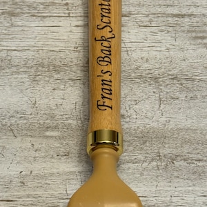 Personalized Bamboo Back Scratcher - Extendable, Telescopic & Gentle ...