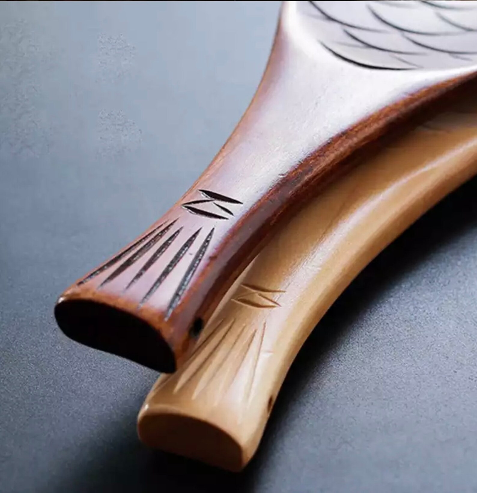 Personalized Wooden Fish Serving Spoon-rice Spoon - Etsy