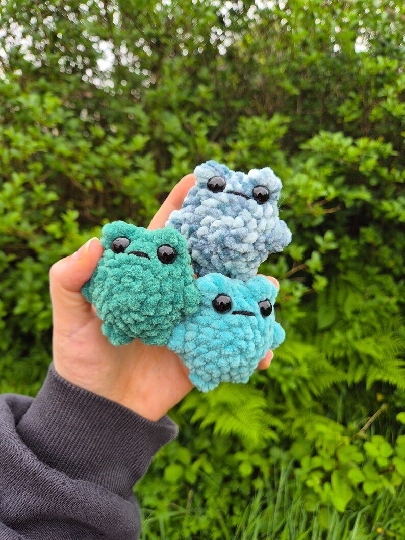 No Sew Chonky Frog Keychain, Crochet Pattern, Frog Crochet Pattern, Frog, Pdf - Etsy