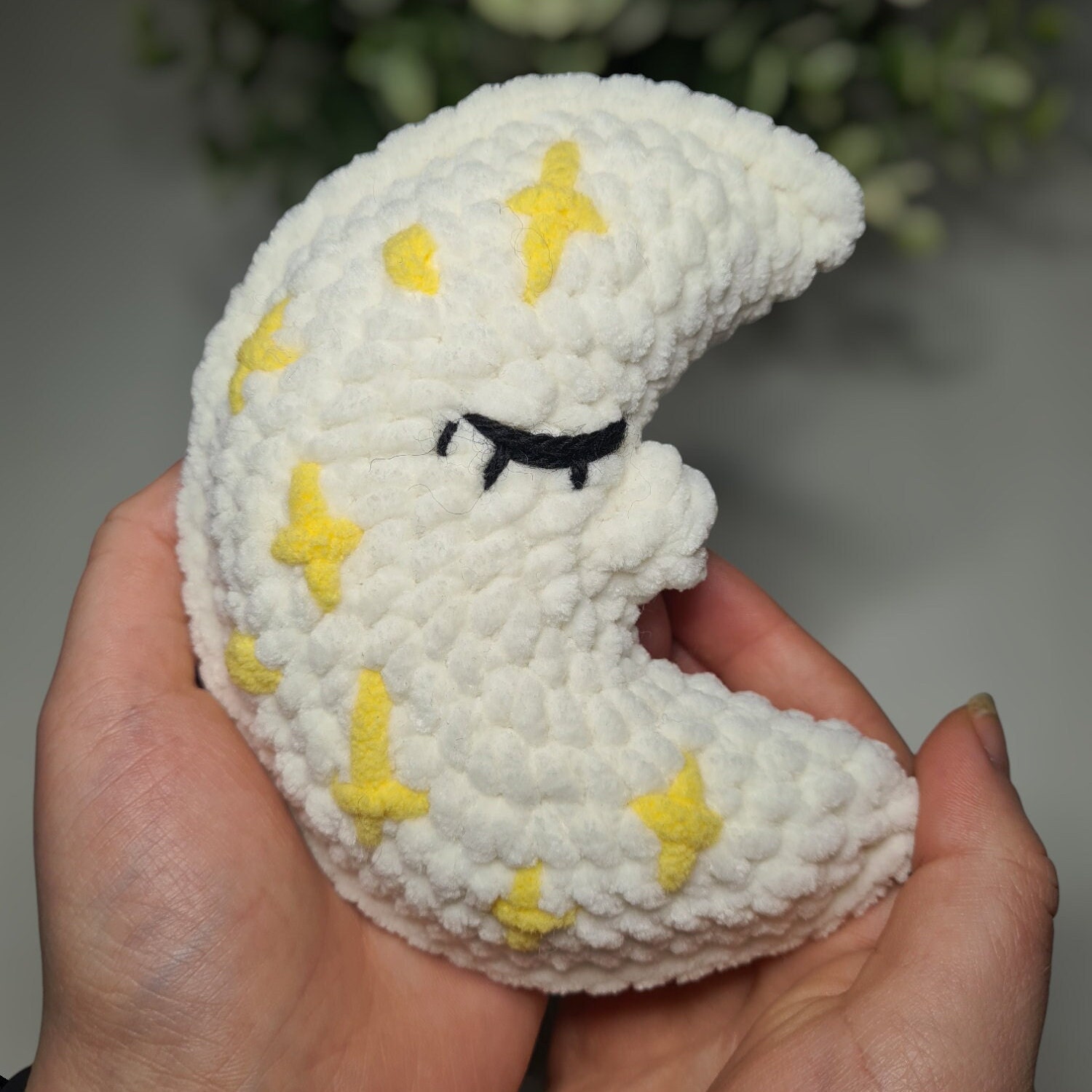 2 in 1 Crescent and Full Moon Crochet Pattern - Etsy