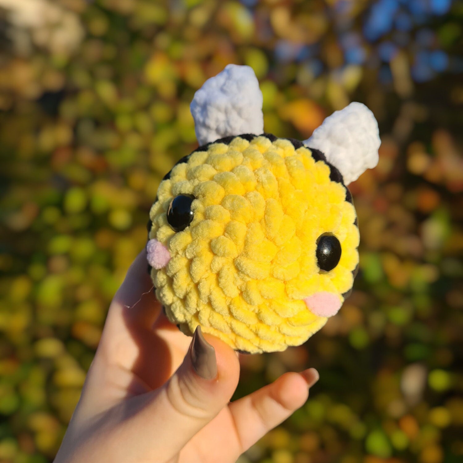 Chonky Low Sew Bee, Crochet Pattern, Crochet Bee, Pdf - Etsy