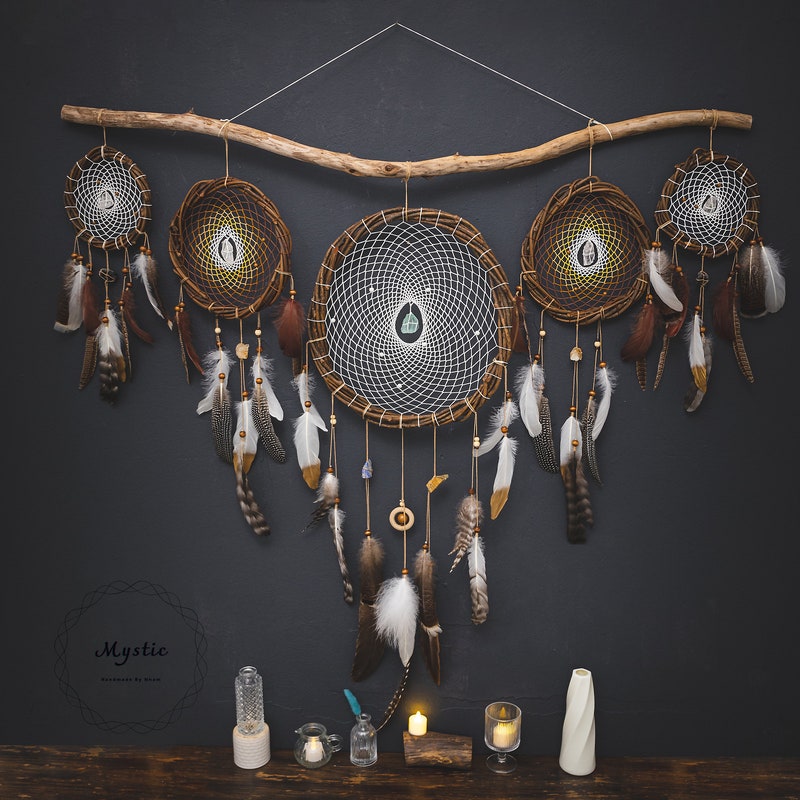 Crystal Dreamcatcher - Etsy