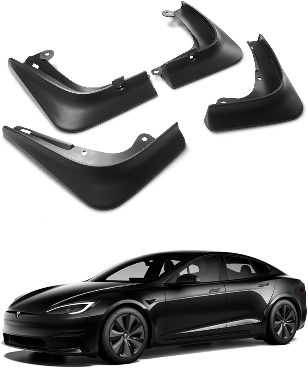 NEW Tesla Model S Mud Flaps Splash Guards 2021-2025 no Drilling 4PCS - Etsy