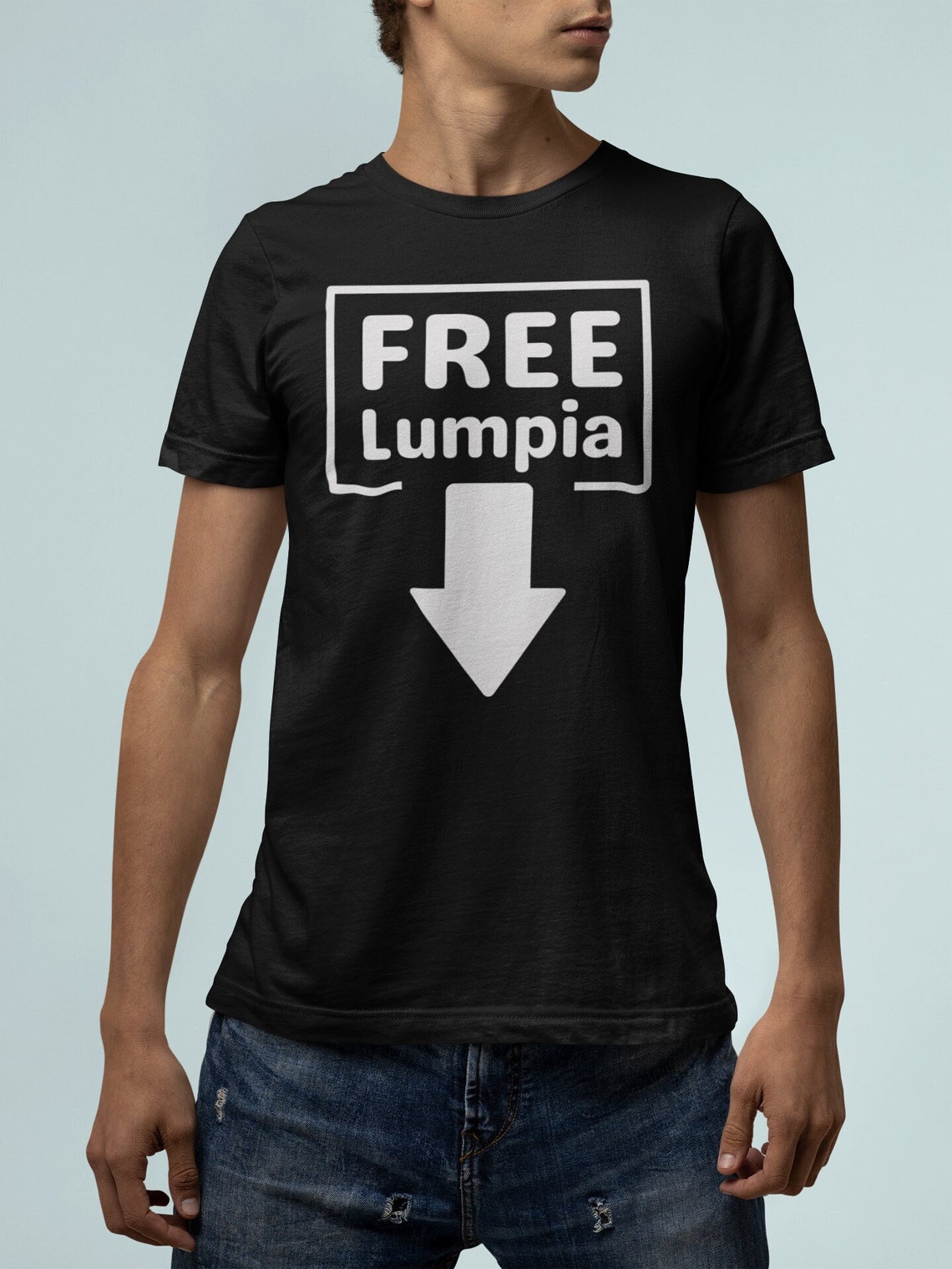 Free Lumpia T-shirt, Funny Filipino Shirt, Pinoy Shirt, Philippines ...