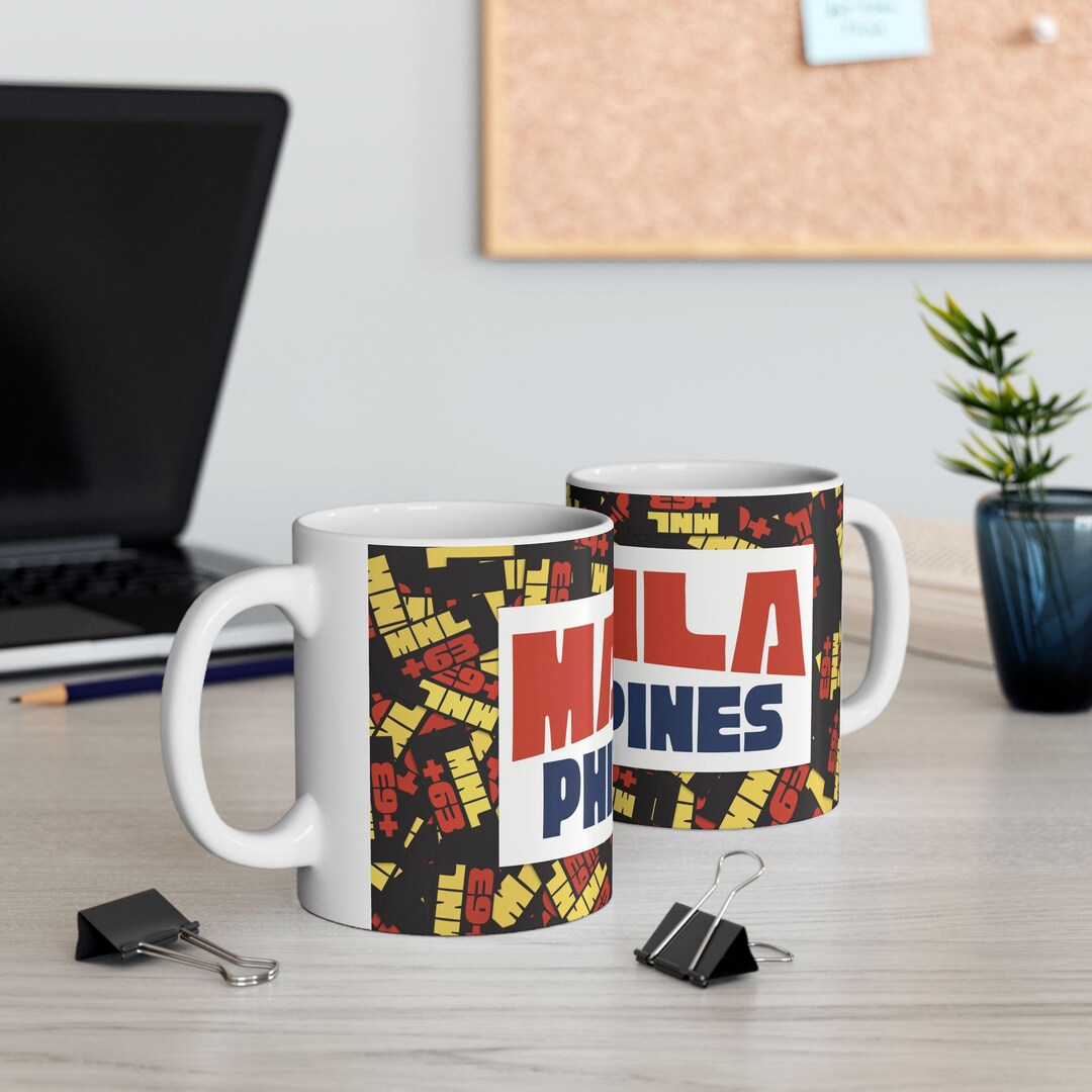 Manila Philippines Ceramic Mug 11oz, PH Jeepney Style Mug Design, Gift ...