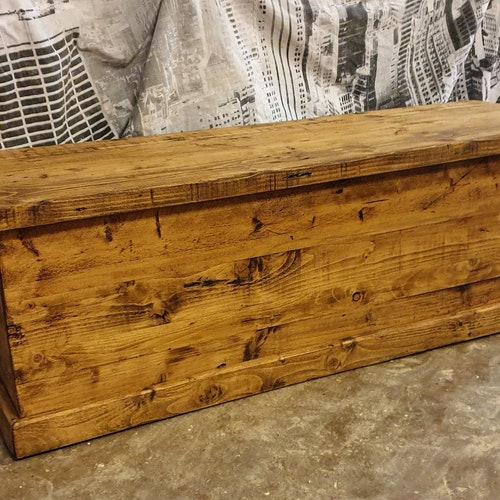 Handmade Blanket Box Trunk Chest Storage Box Reclaimed Wood - Etsy