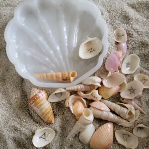 Italian Janarric Sacred Sea Witch Runes by KJ, Hand Painted Sealed ...