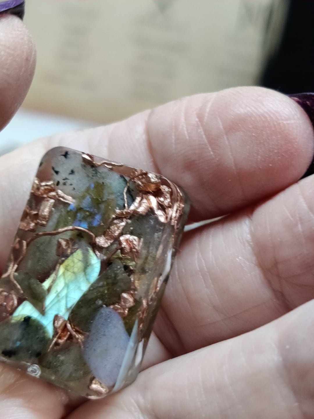 Labradorite With Copper Orgonite Elder Futhark Viking Runes by KJ ...