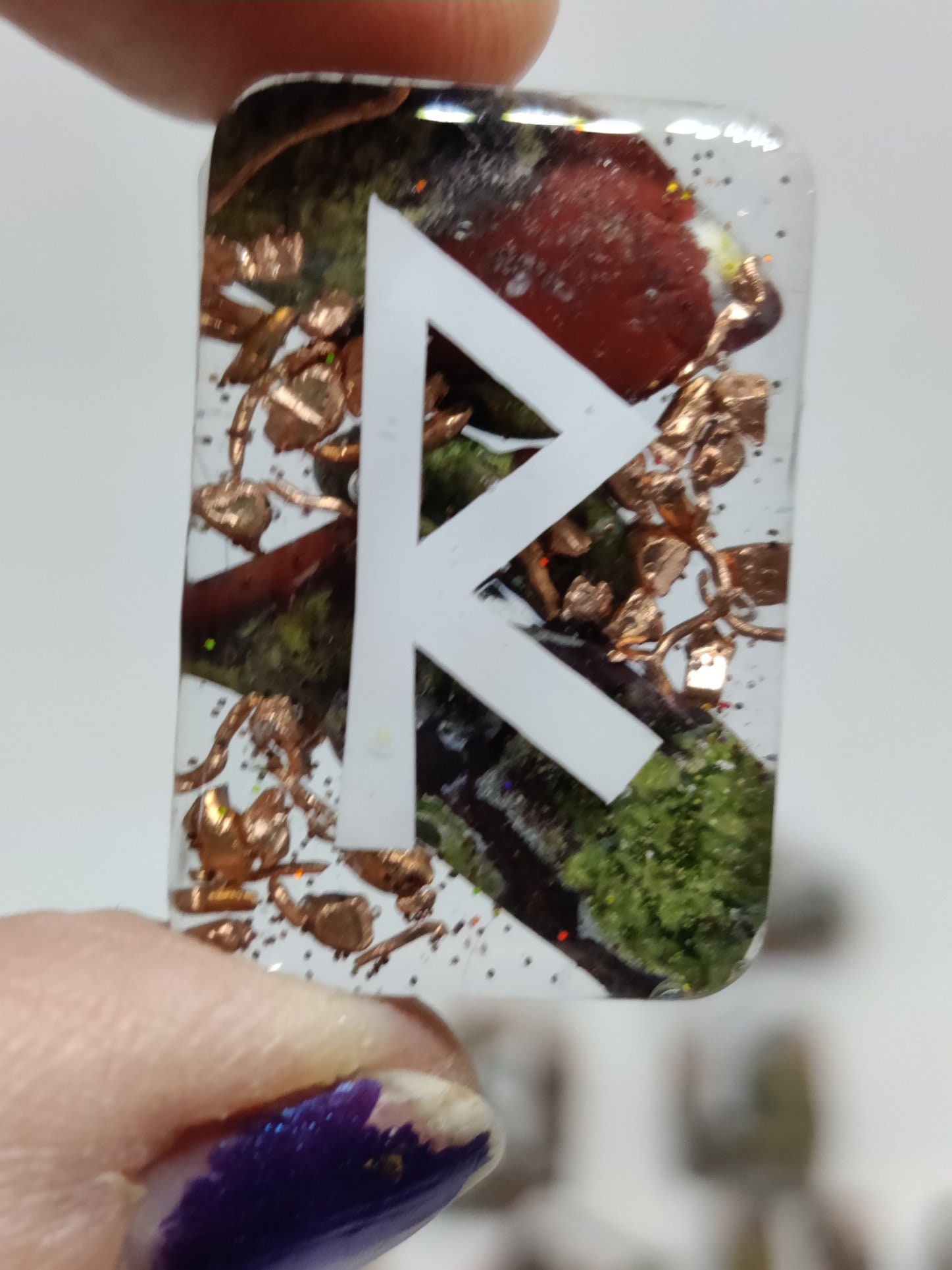 Younger Futhark Norse Viking Long-branch Dragonsblood Resin - Etsy