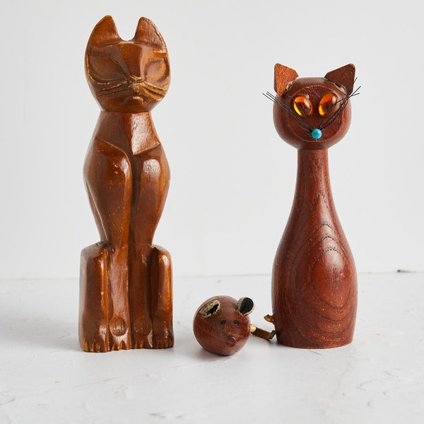 Atomic Cat Figurine - Etsy