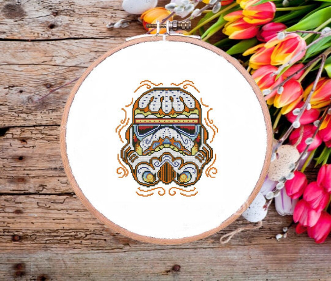 Darth Vader PDF Counted Cross Stitch Pattern Star Wars Digital Cross ...