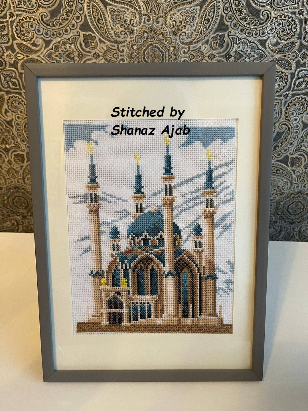 Blue Mosque Counted Cross Stitch Pattern Pdf Istanbul Landscape Digital ...