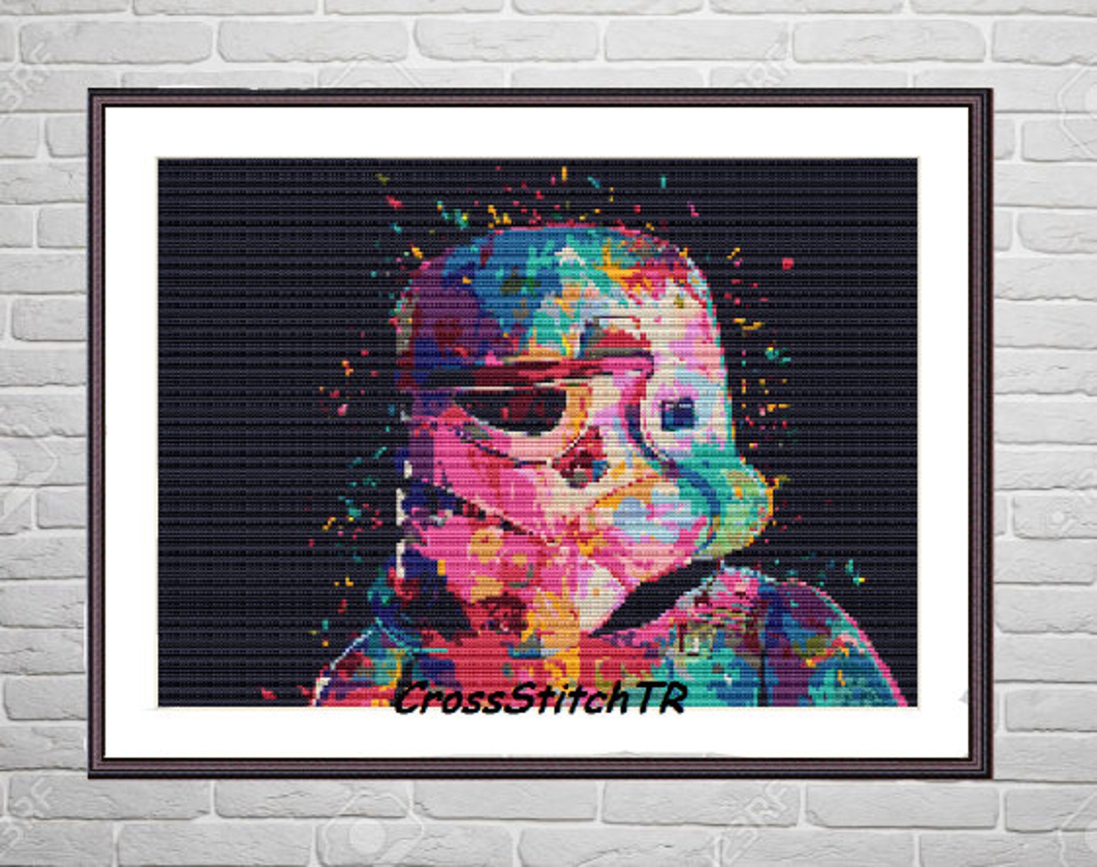 Darth Vader PDF Counted Cross Stitch Pattern Star Wars Digital Cross ...