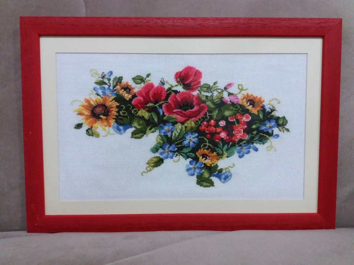 Map of Ukraine Counted Cross Stitch Pattern Ukrainian Folk Embroidery ...