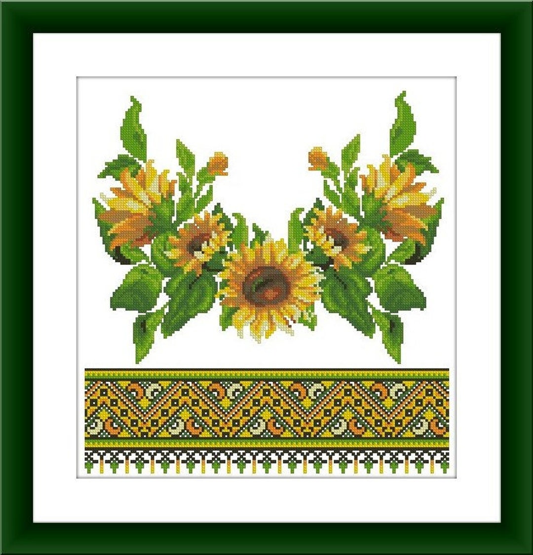 Vintage Runner Counted Cross Stitch Pattern Runner Napkin Cross Stitch ...