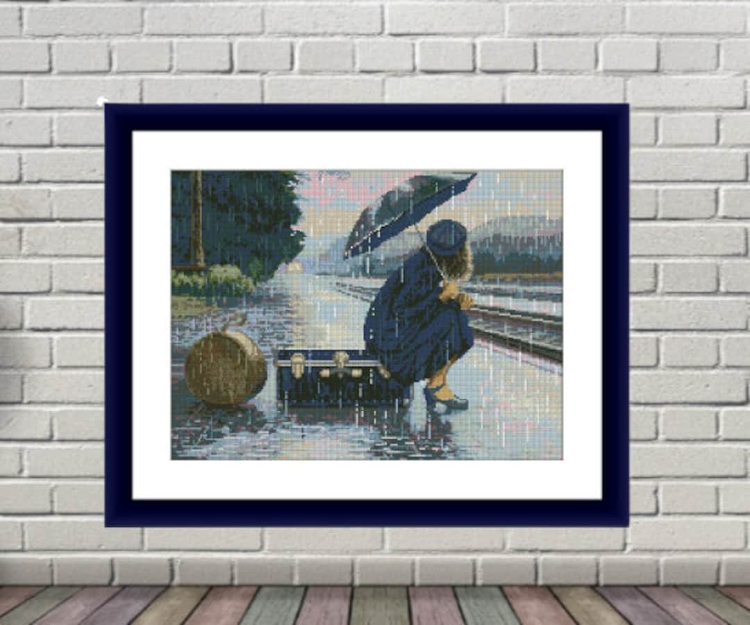 Lady Counted Cross Stitch Pattern Pdf Woman Digital Cross Stitch Chart ...