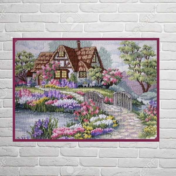 Cottage Cross Stitch - Etsy