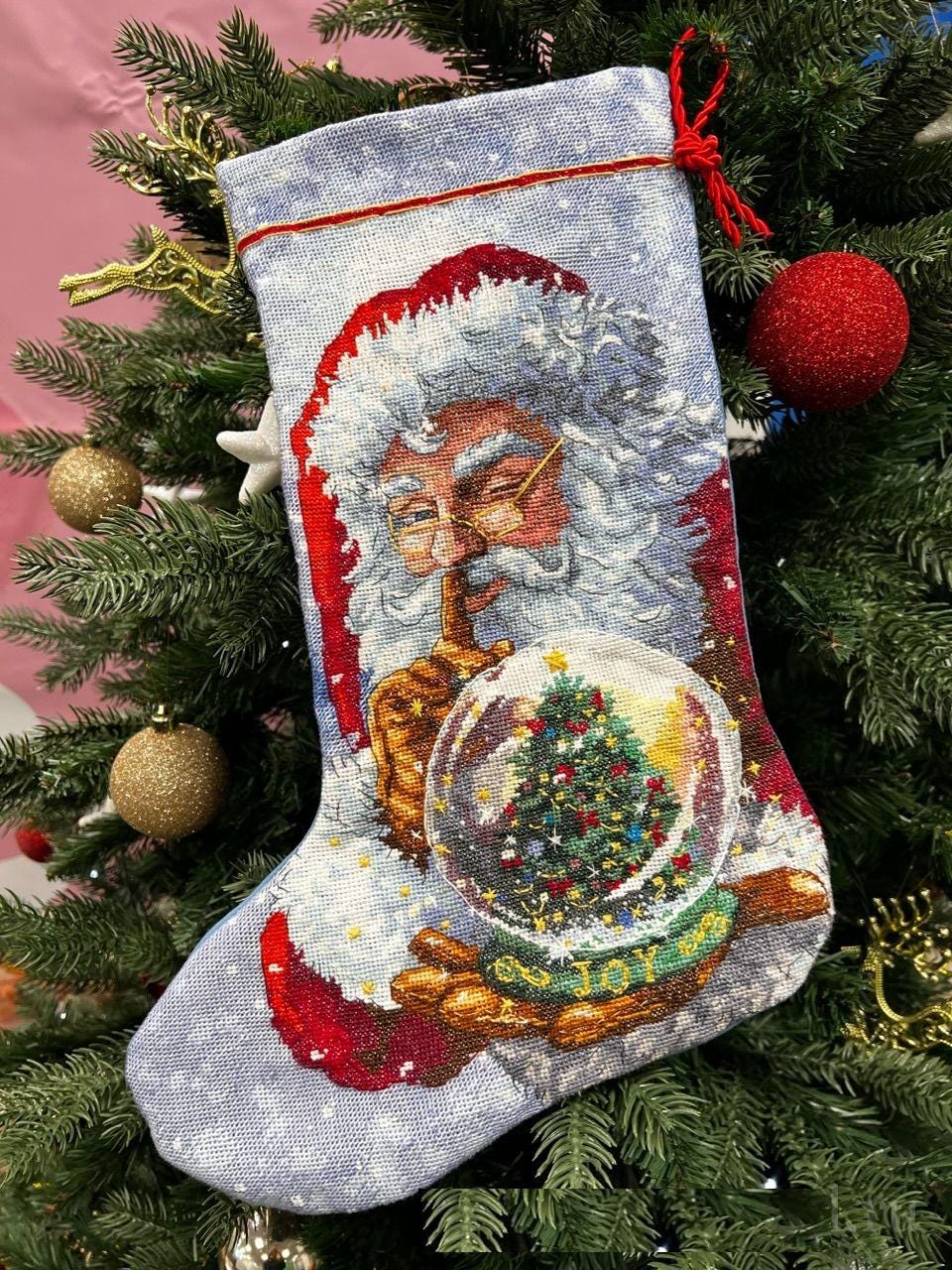 Christmas Stocking SET of 12 PDF Counted Cross Stitch Pattern Christmas ...